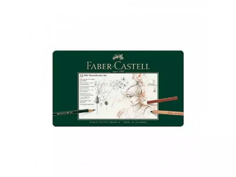 FABER-CASTELL Pitt Monochrome set za crtanje 1/33 112977