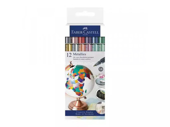 FABER-CASTELL Permanent marker Metalics 1/12