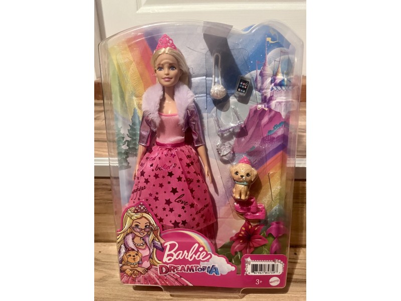 GLANC NOVA MATTEL Barbie lutka Avantura Princeza Delux