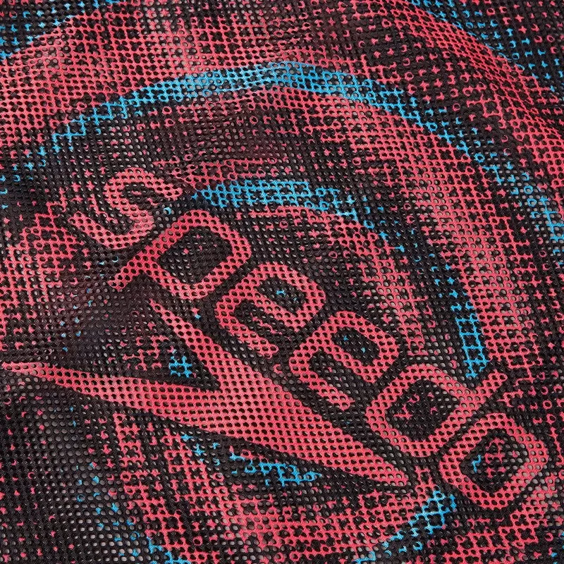 SPEEDO PRNT MESH BAG RED/BLU