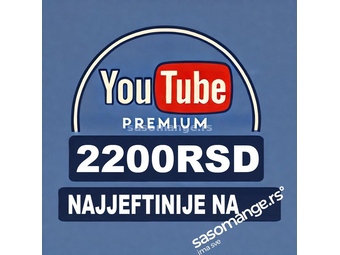 YouTube premium godišnja pretplata