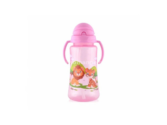 LORELLI SPORTSKA SOLJA 300ml SA SLAMCICOM I RUCKAMA - PINK (10200920002)