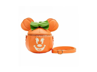 Disney Glow Face Pumpkin Minnie Figural Crossbody Bag