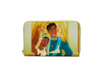 Disney Princess And The Frog Scene Zip Around Wallet