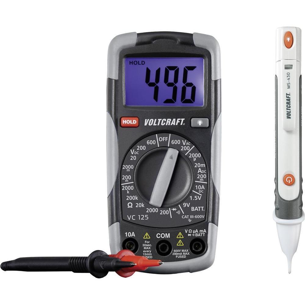 Setovi multimetara DT-TEST-KIT 150 | VOLTCRAFT, Digital Multimeter+Volt.Tester 3,5 U,I,R