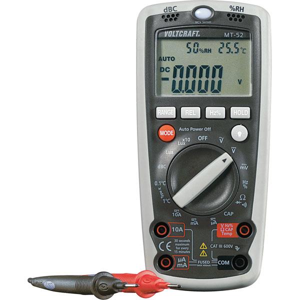 Prenosni multimetar MT52 | VOLTCRAFT, Digital Multimeter CATIII 600V