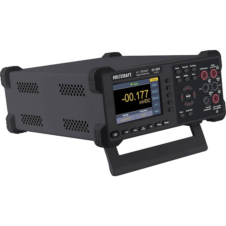 Desktop multimetar VC-7055BT | VOLTCRAFT, Bench Digital Multimeter 3,7" LCD TFT 55000, U,I,R,C,D,f,T,continuity,auto, Datalogger