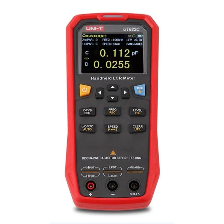 Prenosni multimetar UT622C | UNI-T, Handheld LCR Meter 100Hz-100kHz USB, Li-Pol 3,7V 1800mA