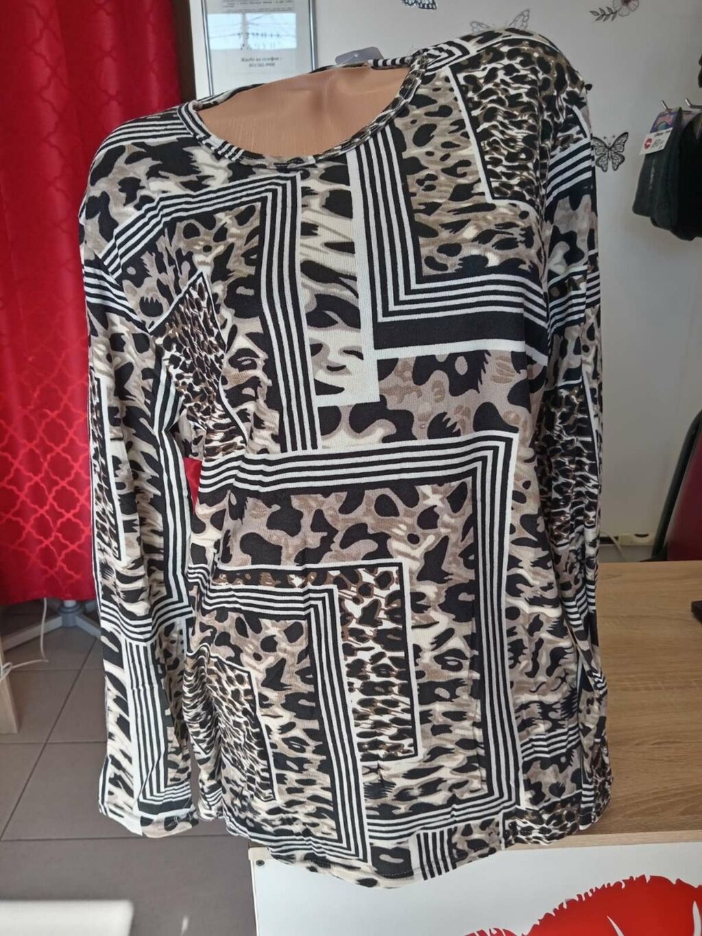 XL (EU 42), 2XL (EU 44), 3XL (EU 46), Pamuk, bоја - Šareno