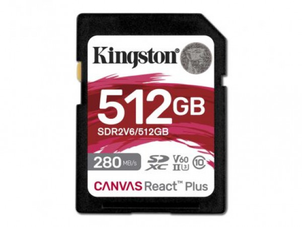 KINGSTON Memorijska kartica SDR2V6512GB 512GB SDXC UHS-II 280R150W U3 V60