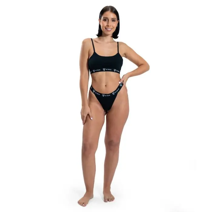 Grudnjak String Bralette Black - STRIX