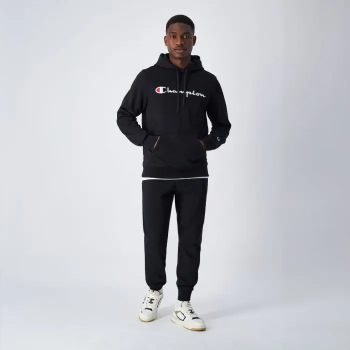 Big Logo Fleece Hoodie Black - Champion