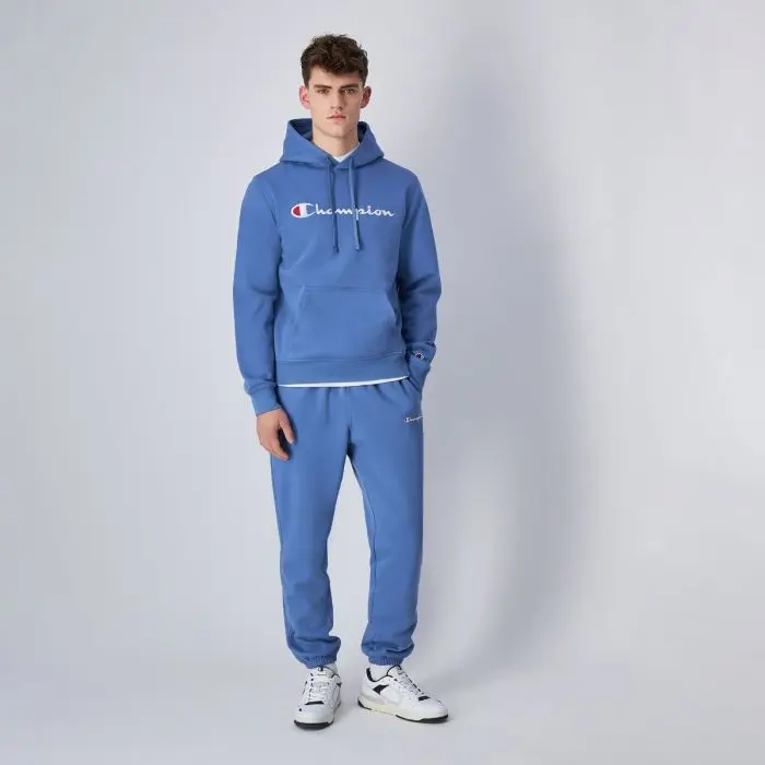 Big Logo Fleece Hoodie Blue - Champion