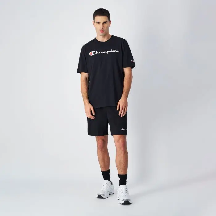 Big Logo Jersey T-Shirt Black - Champion