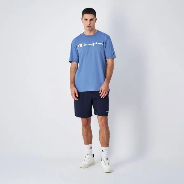 Big Logo Jersey T-Shirt Blue - Champion