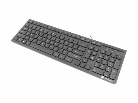 NATEC DISCUS 2, SLIM TASTATURA, US RASPORED, USB, CRNA (NKL-1829)