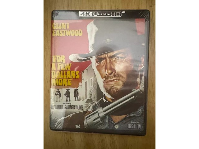 For A Few Dollars More 4K UHD 2 x discs Blu-ray