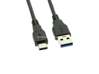 E-GREEN Kabl USB 3.0 A- USB 3.1 Tip C M/M 1m/ crna