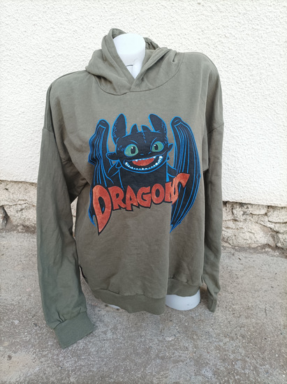 How To Train Your Dragon oversize dukserica M/L