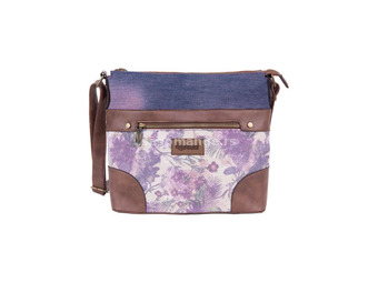 TORBA NA RAME PULSE JEANS FLORAL 121349