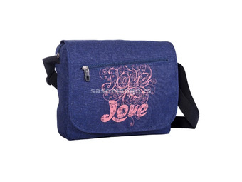 TORBA NA RAME PULSE COTS JEANS LOVE