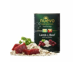 Nuevo Senior jagnjetina, govedina, ovsene pahuljice za pse 400g