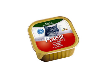 Plaisir pasteta za macke 100g govedina