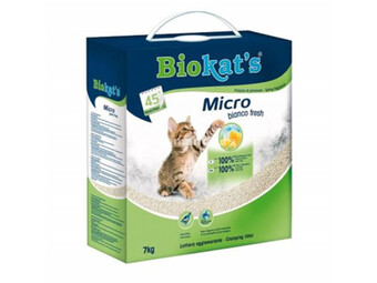 BIOKAT S MICRO BIANCO FRESH POSIP ZA MACKE 7 kg