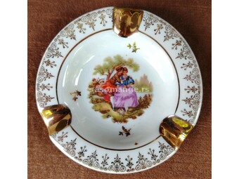 Limoges francuska pepeljara od porcelana