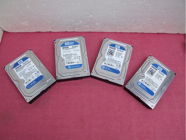 Western Digital SATA3 hard disk 500GB 3.5 inc+GARANCIJA