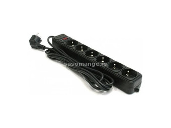 Produzni kabl Gembird SPG6-B-10 Power surge protector sa 6 uticnica 3m