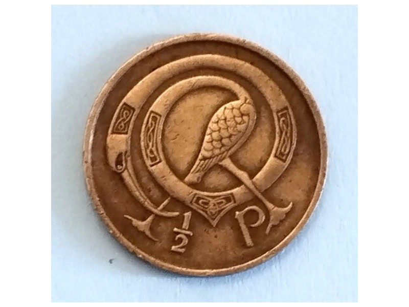 ** IRSKA - 1/2 PENNY 1971. **