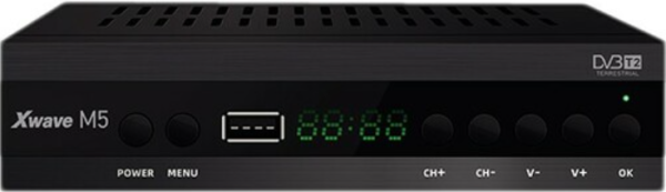 Xvawe DVB-T2 Set Top Box M5, LED/SCART/HDMI/RF/USB, media player, metalno kućište