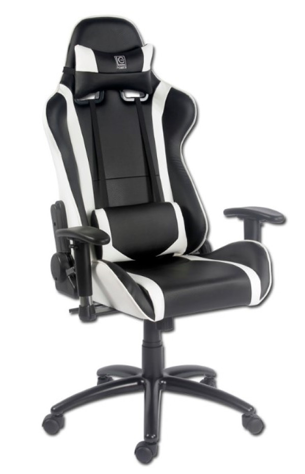 GAMING STOLICA LC Power LC-GC-2 Gaming Chair Black/White