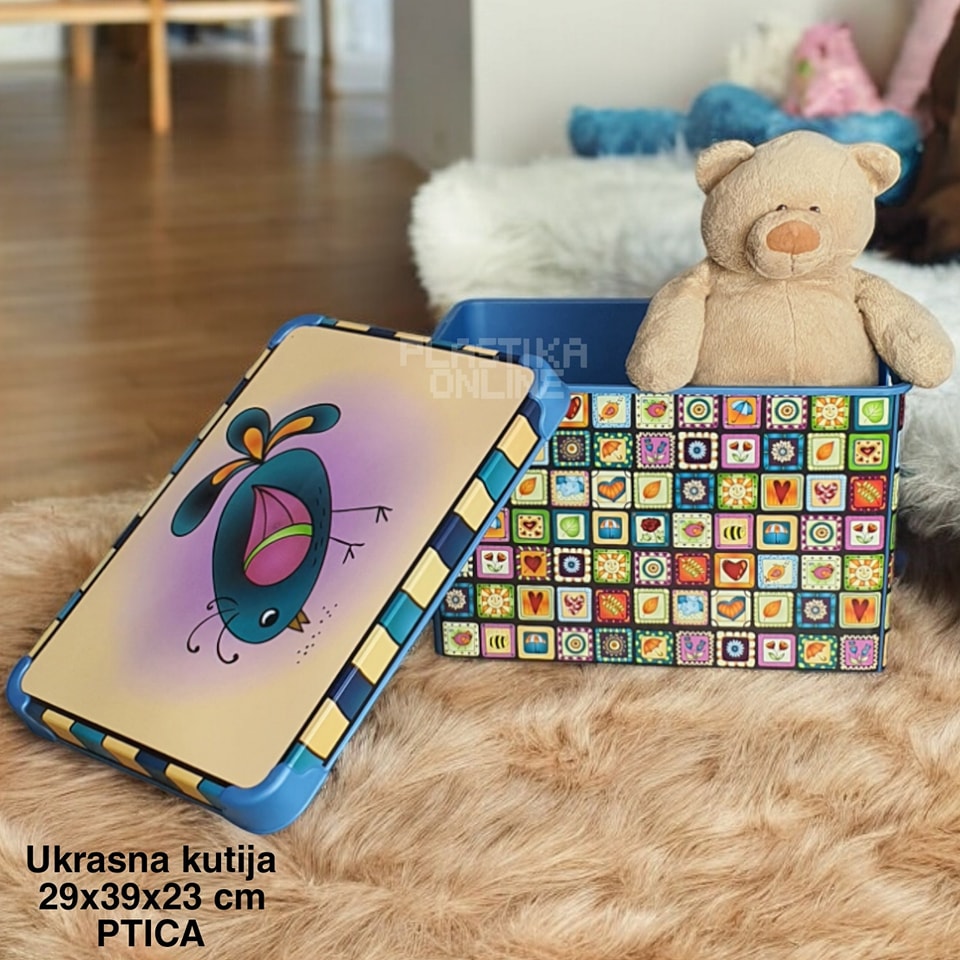 Ukrasna kutija 29x39x23 cm Ptica