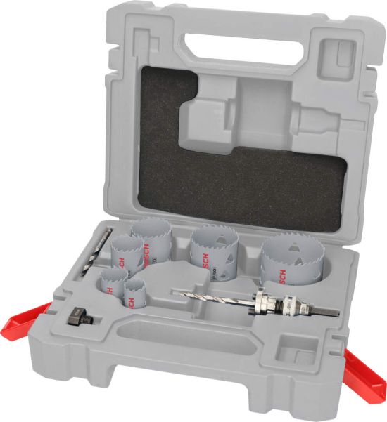 Bosch PRO Multi Material Q-Lock set adaptera i testere za otvore 20, 22, 25, 32, 35, 40, 44, 51, 60, 64, 76 mm 15/1 (2608901548)