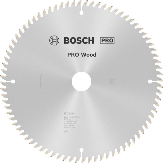 Bosch PRO Wood list kružne testere 250x3.2x30 mm 80z ATB max 6.000 o/min -5/18 (2608640645)