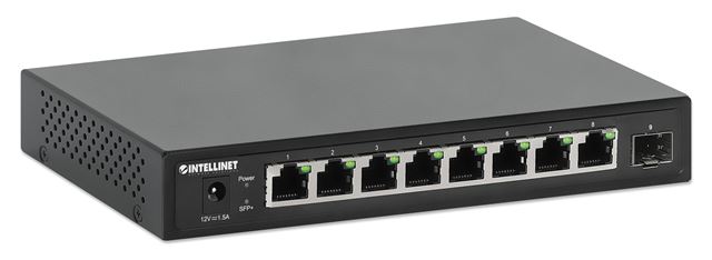 Intellinet Switch 9-Port Neupravljiv 8 x 2.5G 1 SFP+ Uplink,562096