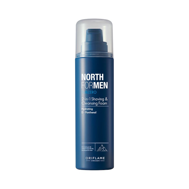 NORTH FOR MEN
North For Men Subzero 2 u 1 pena za brijanje i čišćenje