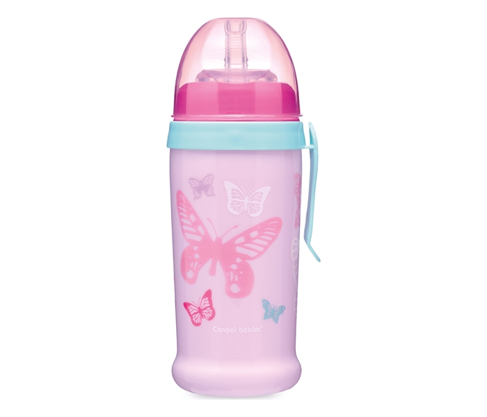 CANPOL BABIES SPORTSKA SOLJA 350ml (12m+) - PINK 56/515