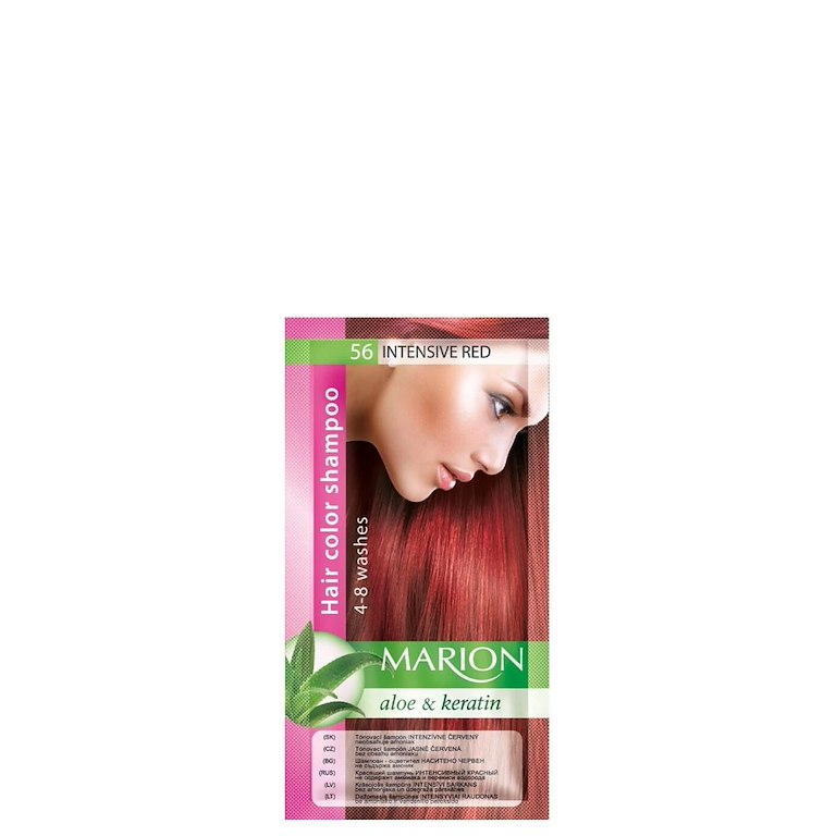 MARION COLOR ŠAMPON 40ML ALOE&KERATIN 56 INTENSIVE RED