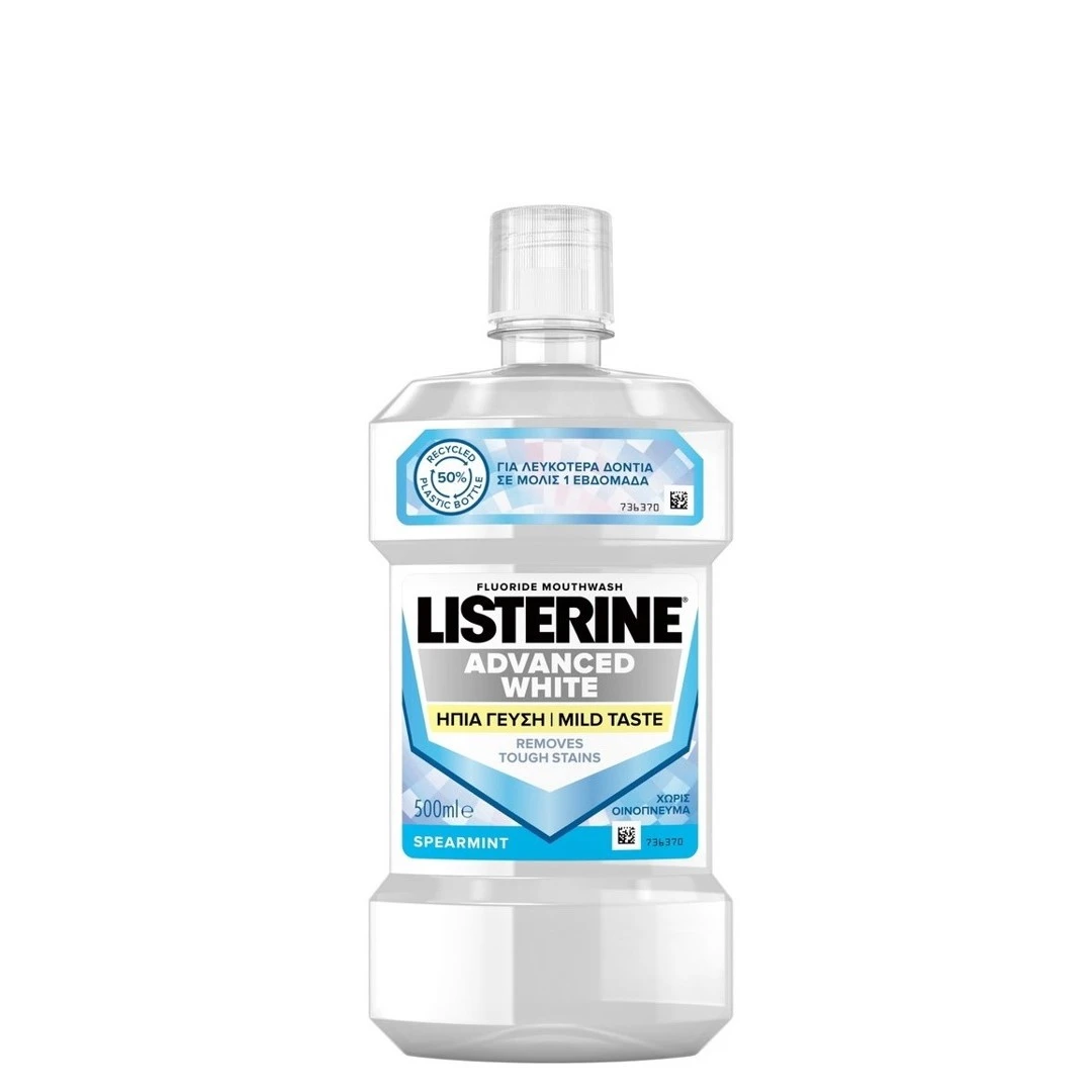 LISTERINE TEČNOST 500ML ADVANCED WHITE