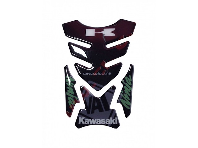 Nalepnice - Kawasaki Ninja Tank pad - 3D Stikeri - 91