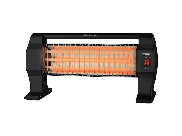 Kvarcna grejalica 1200W crna