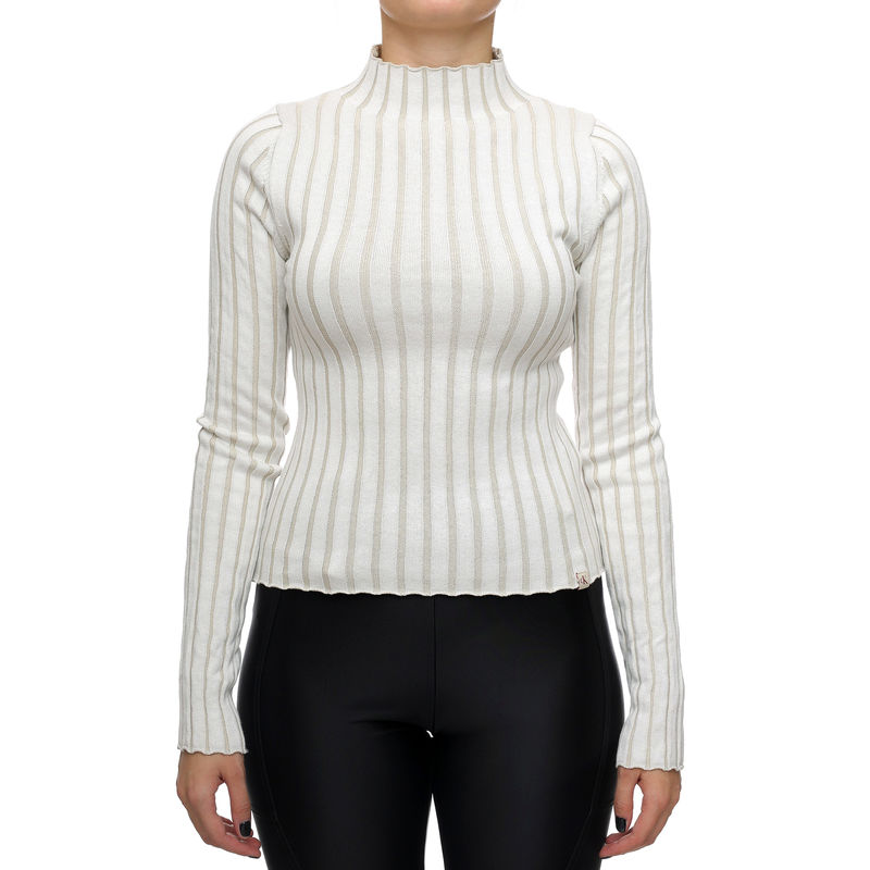 Ženski džemper Calvin Klein Plated High Neck Slim Sweater