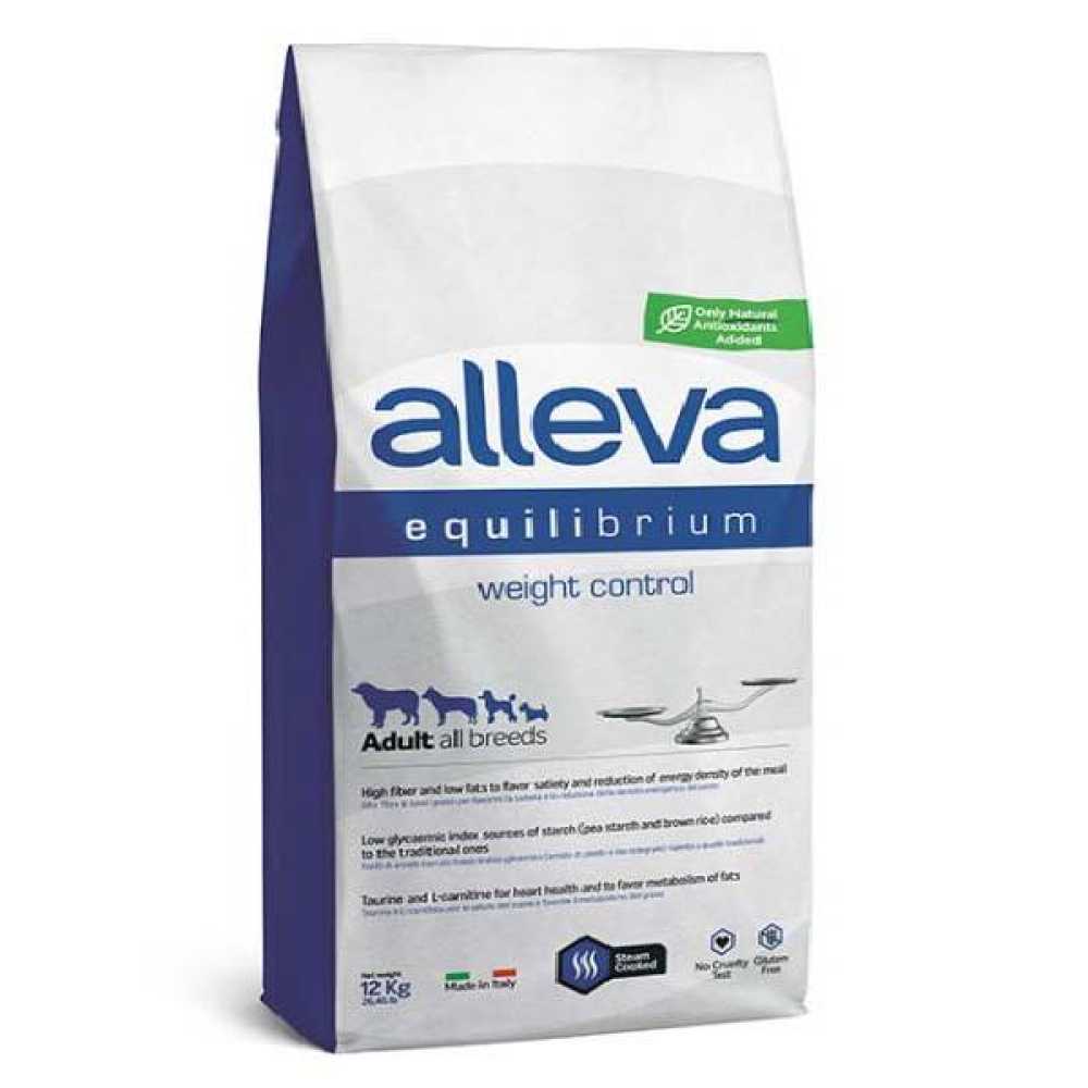 Alleva hrana za pse EQUILIBRIUM WEIGHT CONTROL Adult All Breeds - piletina i okeanska riba 12kg