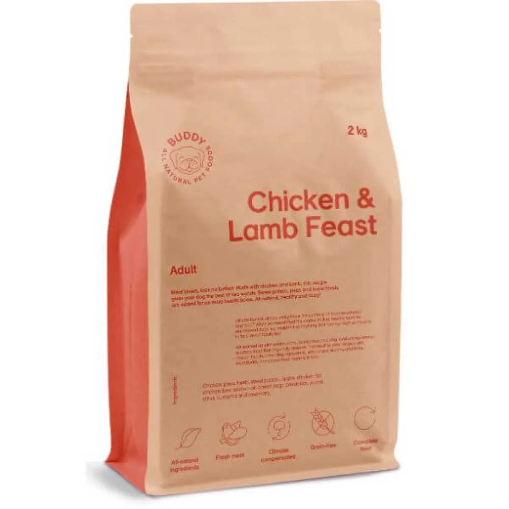 Buddy hrana za pse Chicken and lamb feast - Piletina i jagnjetina 12kg