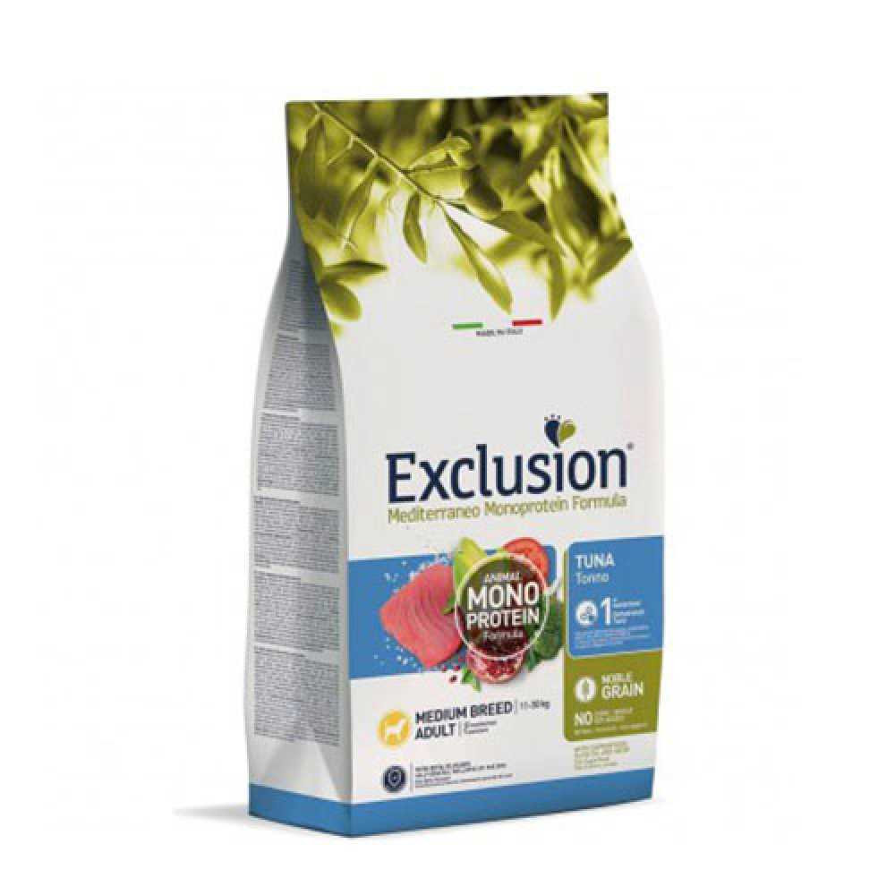 Exclusion Monoprotein hrana za pse Adult Medium - Tuna 12kg