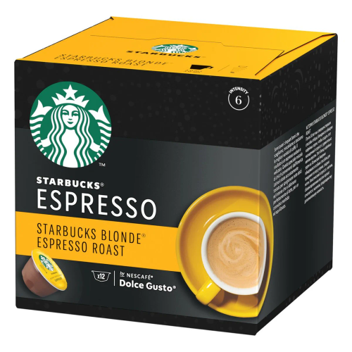 STARBUCKS Blonde espresso roast 12 kapsula 66g ,kompt. Nescafe Dolce Gusto