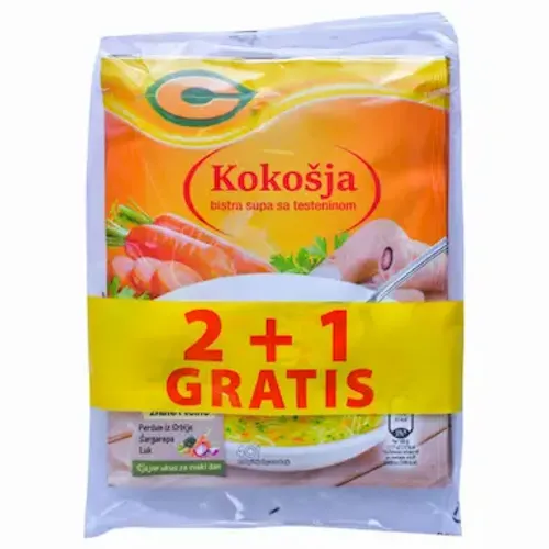 C Kokošja Supa bistra 3x58g